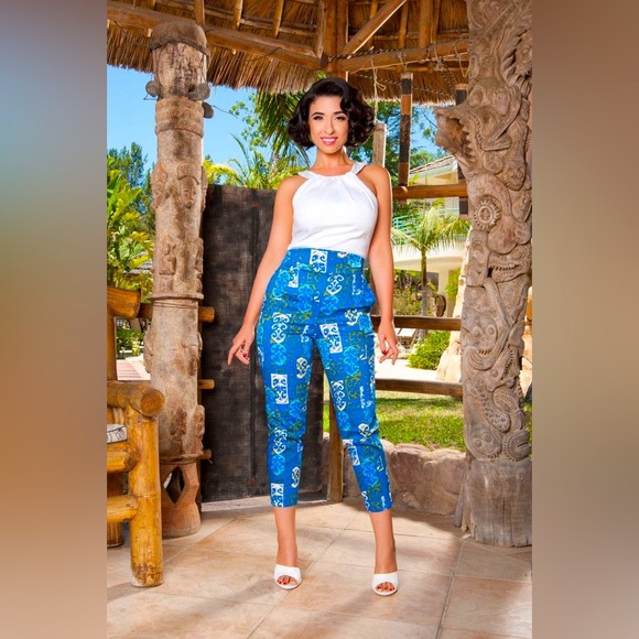 Pinup Couture | Pants & Jumpsuits | Laura Byrnes High Waisted Pants In ...